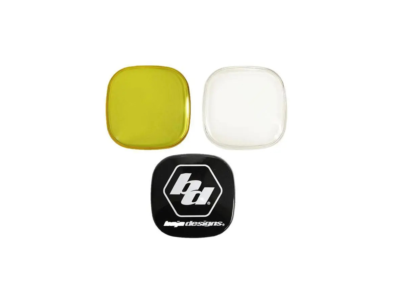 BAJA LIGHT COVERS - SQUADRON PRO & SPORT CLEAR GUARD(white) - Lbs Pitstop